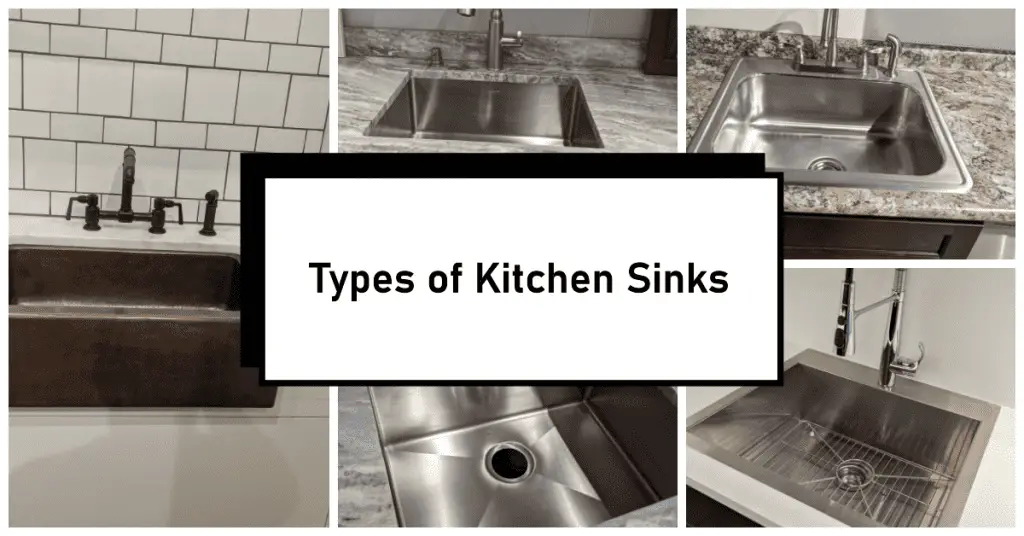 Types of Kitchen Sinks Explained (by Installation, Materials, & Bowl ...